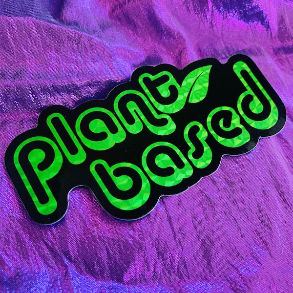 Plant Based Stickers - Etsy
