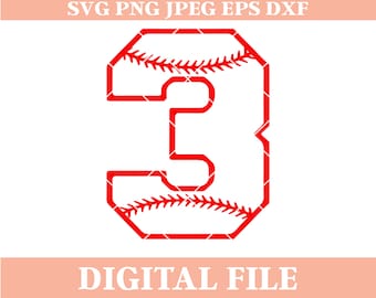 Three Baseball Svg - Etsy