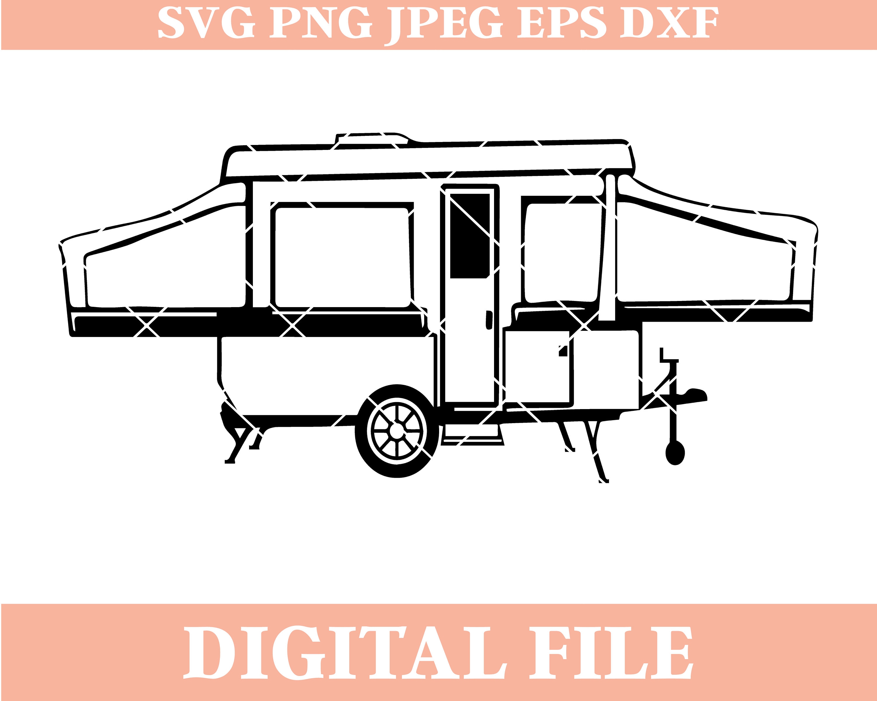 Svg Pop Up Camper