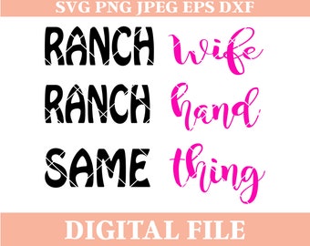 Ranch Hand Svg - Etsy