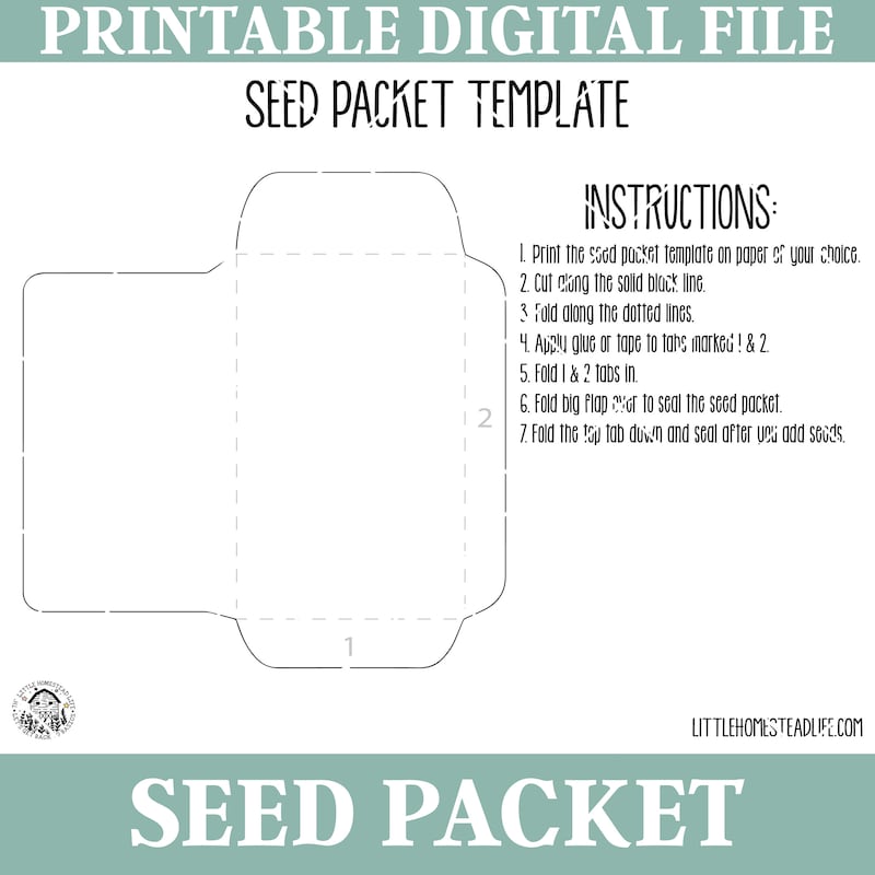 Seeds Packets - Etsy