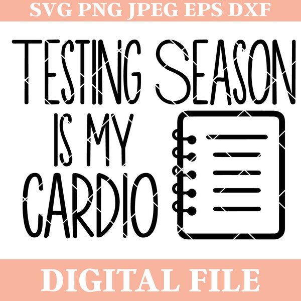 Testing is My Cardio Svg - Etsy
