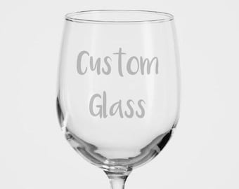 Custom glass | Etsy