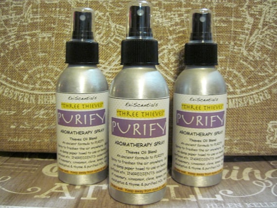 PURIFY Thieves Oil Spray Air Freshening Essential Oil Room - Etsy