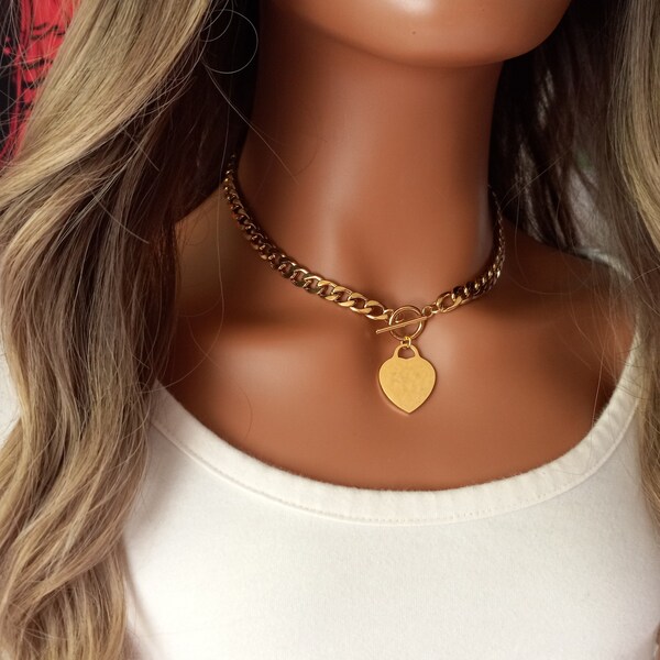 Charm Choker - Etsy