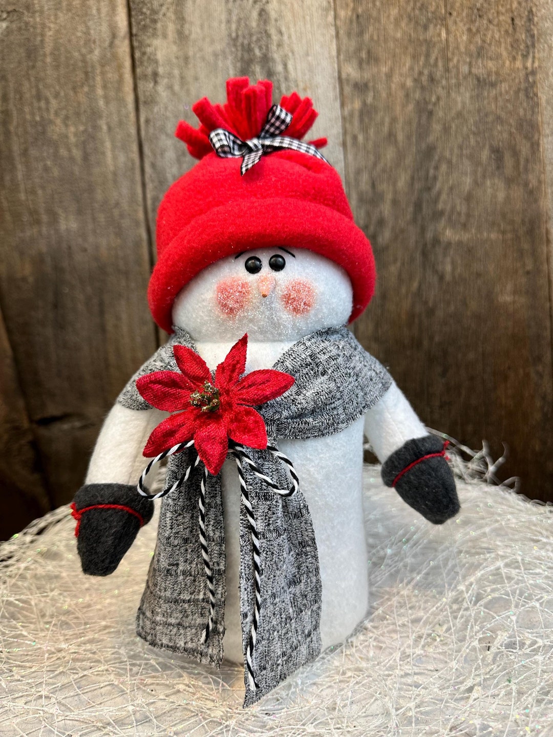 Christmas Snowmen, "sissy" - 9" Winter Snowman W Name Tag, Snowman ...