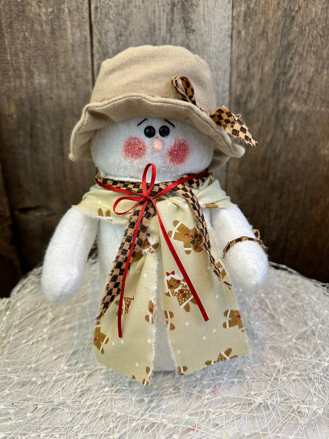 Handmade Stuffed Snowman ellen, 9 Snowman, Snowman Decor, Snowman ...
