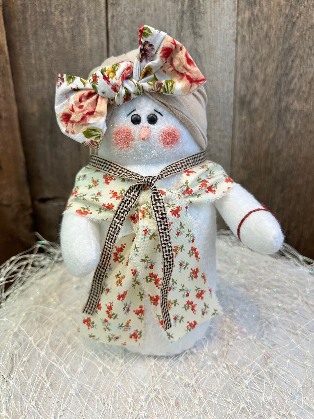Handmade Stuffed Snowman, maxine 9 Snowman, Snowman Decor, Snowman ...