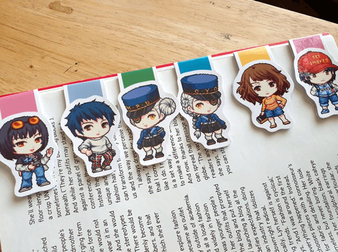 Persona Magnetic Bookmarks, Persona Sadayo Magnetic Bookmark, Mishima ...