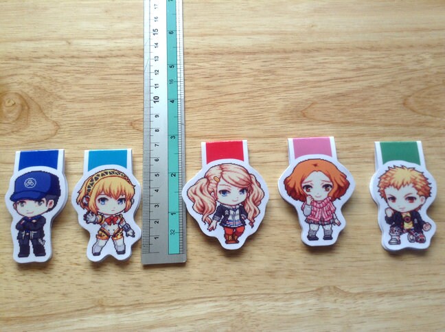 Persona Magnetic Bookmarks Aigis Magnetic Bookmark Persona | Etsy