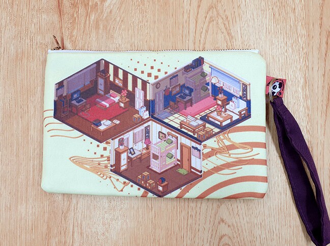 Pixel Zipper Pouch Cute Pouch Pixel Art Travel Pouch Coin - Etsy Ireland