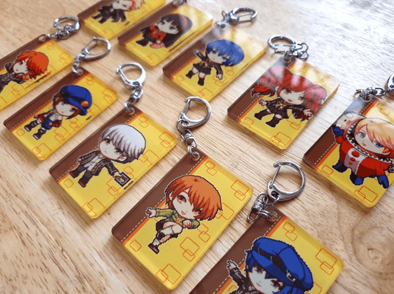Persona 4 Acrylic Charms Persona 4 Keychain Persona 4 - Etsy