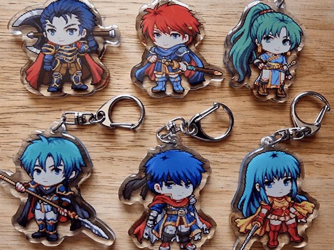 Fire Emblem Acrylic Keychains, Fire Emblem Keychain, Hector Keychain ...