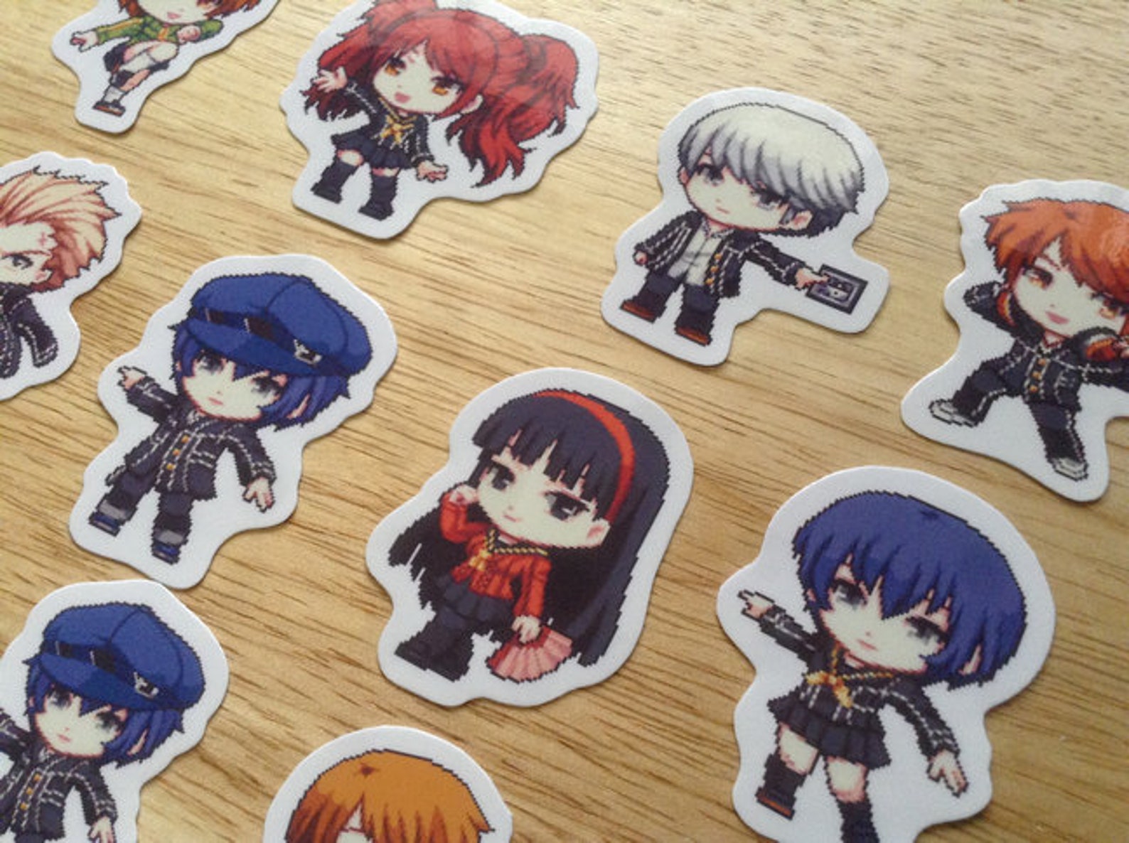 Persona 4 Vinyl Stickers Video Game Sticker Yu Narukami - Etsy