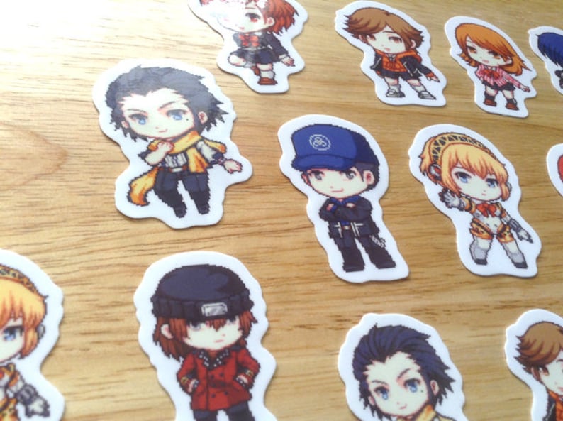 Persona 3 Vinyl Stickers Video Game Minato Arisato Akihiko - Etsy
