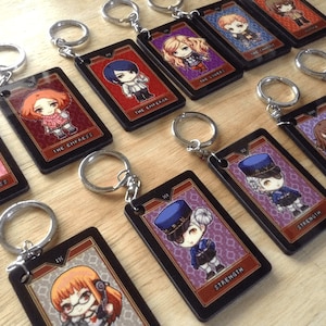 Persona Tarot Keychains, Persona Tarot, Persona Tarot Keychain, Tarot ...