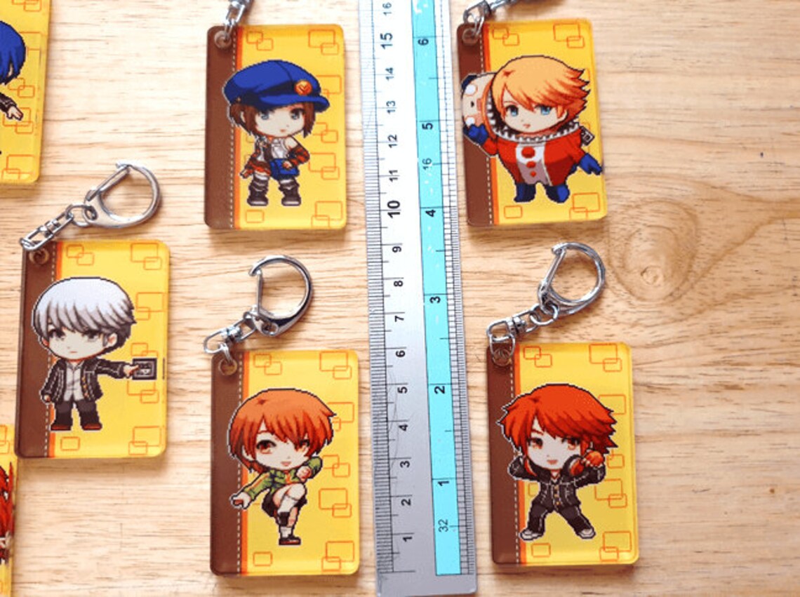 Persona 4 acrylic charms Persona 4 Keychain Persona 4 | Etsy
