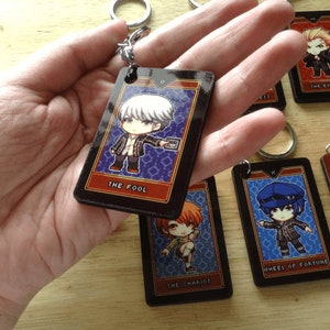 Persona Tarot Keychains, Persona Tarot, Persona Tarot Keychain, Tarot ...
