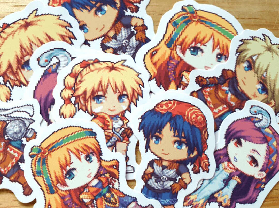 Chrono Cross Vinyl Stickers, Chrono Cross Stickers, Serge Sticker, Kid ...