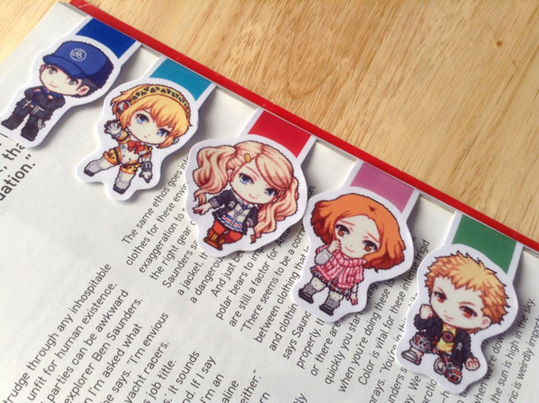 Persona Magnetic Bookmarks Aigis Magnetic Bookmark Persona - Etsy