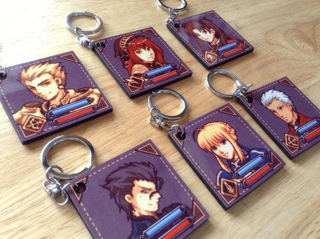 Fate Keychain Fate Grand Order Saber Keychain Gilgamesh | Etsy