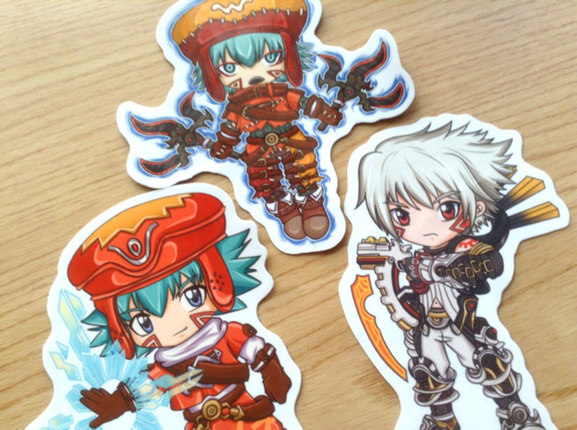 Dot Hack Vinyl Stickers .hack Azure Kite .hack Haseo Video - Etsy