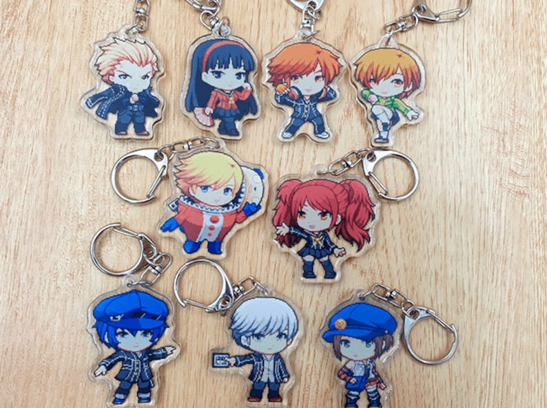 Persona 4 Acrylic Charms, Persona 4 Keychain, Persona 4 Acrylic ...