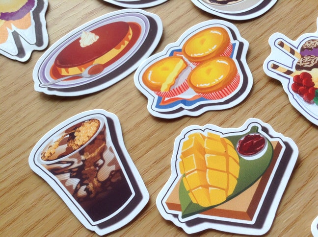 Food Stickers, Pinoy Food Stickers, Filipino Food Vinyl Stickers ...
