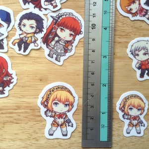 Persona 3 Vinyl Stickers, Video Game, Minato Arisato, Akihiko Sanada ...