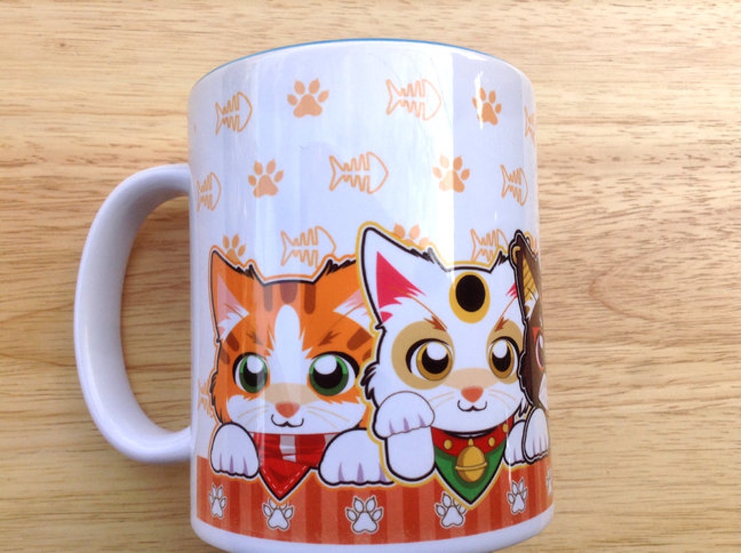 Personalized Cat Mug, Cat Ceramic Mug, Cute Cat Mug, 11 Oz Mug ...