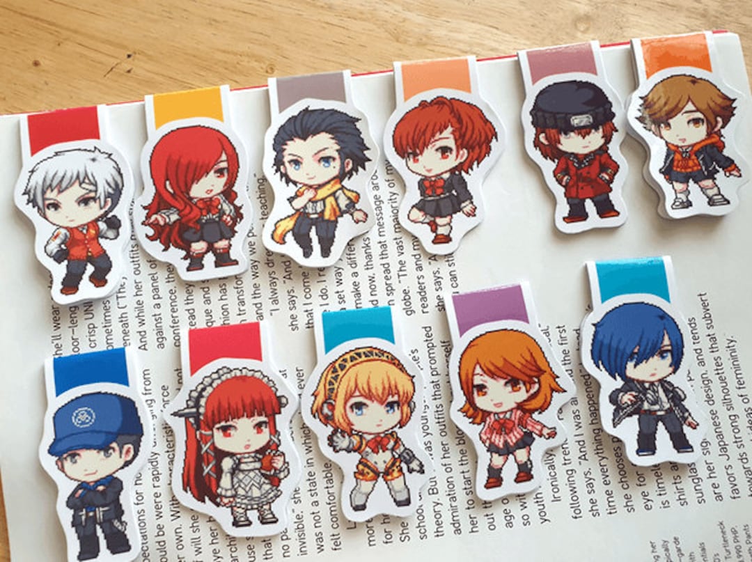 Persona Magnetic Bookmarks, Aigis Magnetic Bookmark, Persona Junpei ...