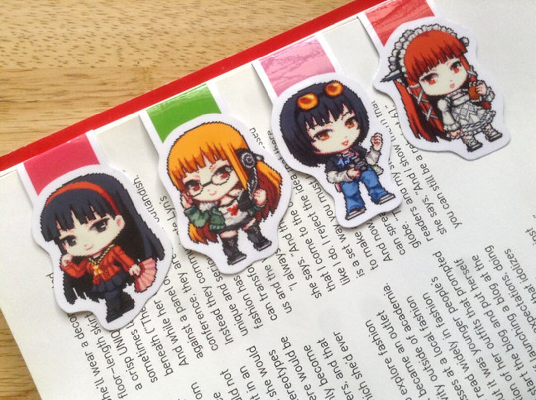 Persona Magnetic Bookmarks Persona Yukiko Magnetic Bookmark - Etsy