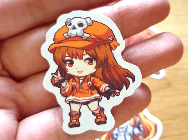 Guilty Gear Vinyl Stickers, Guilty Gear Stickers, Ky Kiske, Millia Rage ...