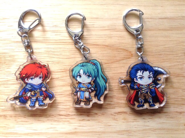 Fire Emblem Acrylic Keychains Fire Emblem Keychain Hector | Etsy