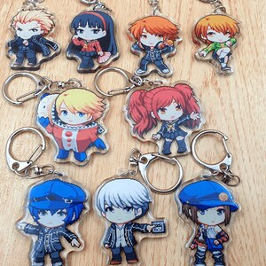 Persona 4 Acrylic Charms, Persona 4 Keychain, Persona 4 Acrylic ...