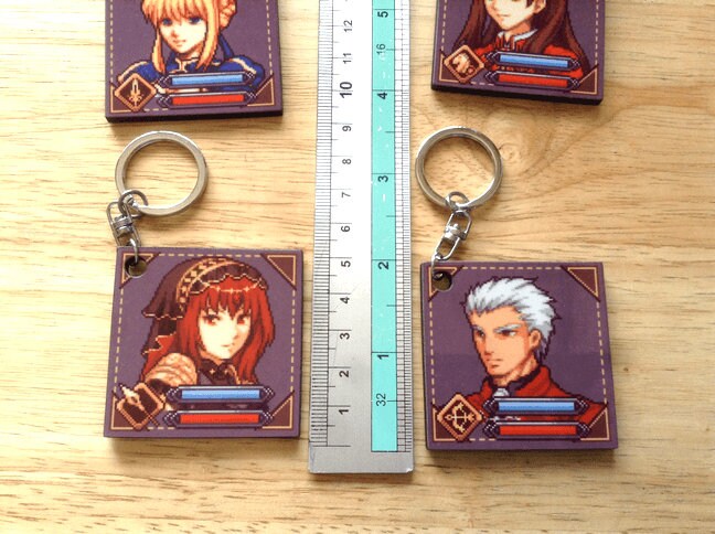 Fate Keychain Fate Grand Order Saber Keychain Gilgamesh | Etsy