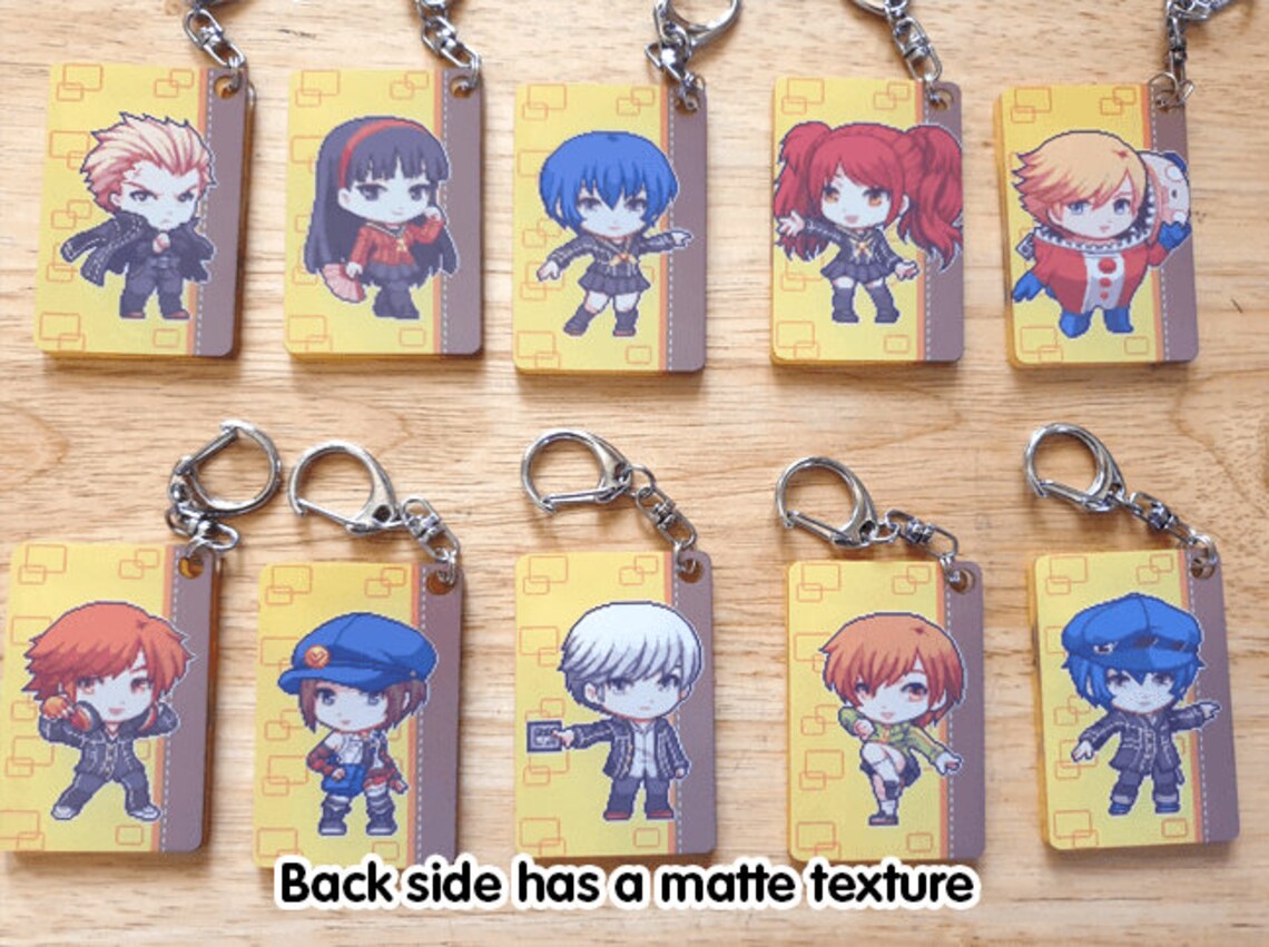 Persona 4 acrylic charms Persona 4 Keychain Persona 4 | Etsy