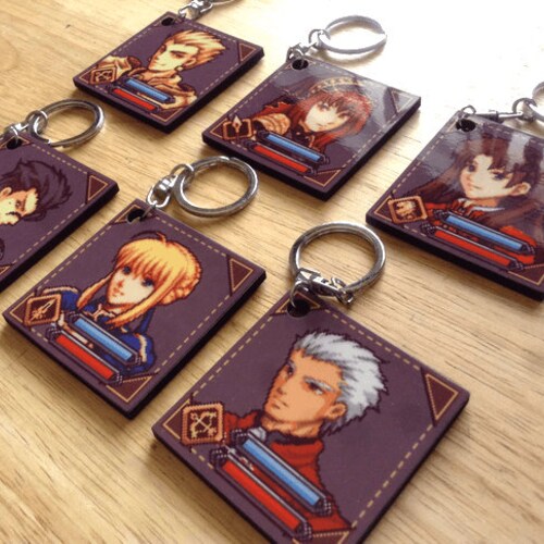 Fate Keychain Fate Grand Order Saber Keychain Gilgamesh | Etsy