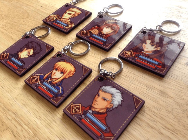 Fate Keychain Fate Grand Order Saber Keychain Gilgamesh | Etsy
