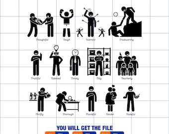 Alphabet B Positive Personality Personalities Attitude Behavior ...