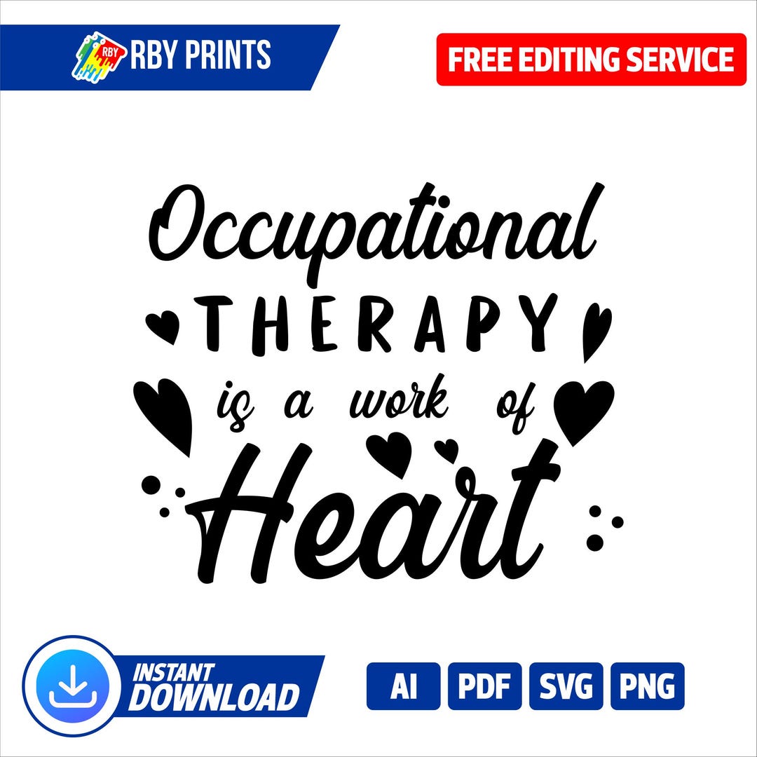 Occupational Therapy SVG, Occupational Therapist Svg, OT Svg, Therapist ...
