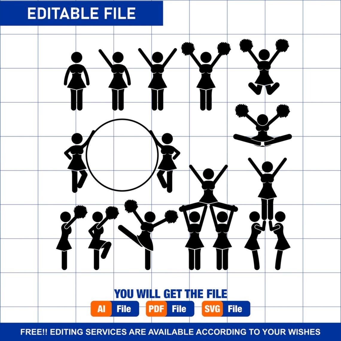 Cheerleader Cheerleading Support Supporters Team High School College ...