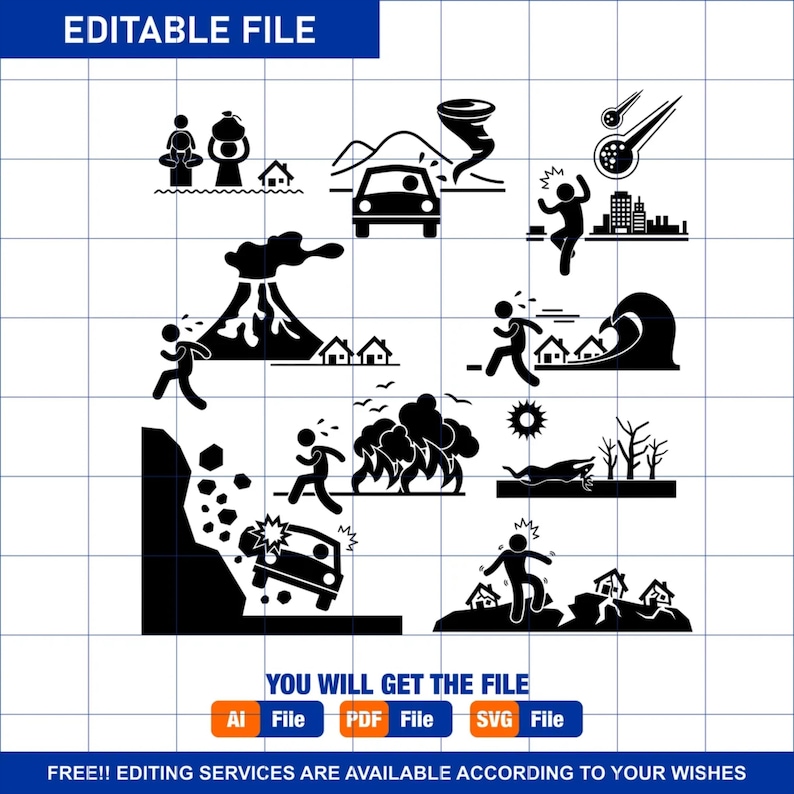 Natural Disaster Doomsday Catastrophe Armageddon Tornado Volcano ...