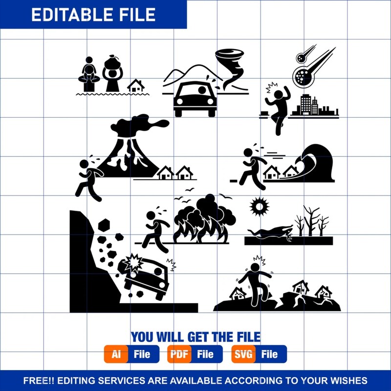 Flood Earthquake Art - Etsy