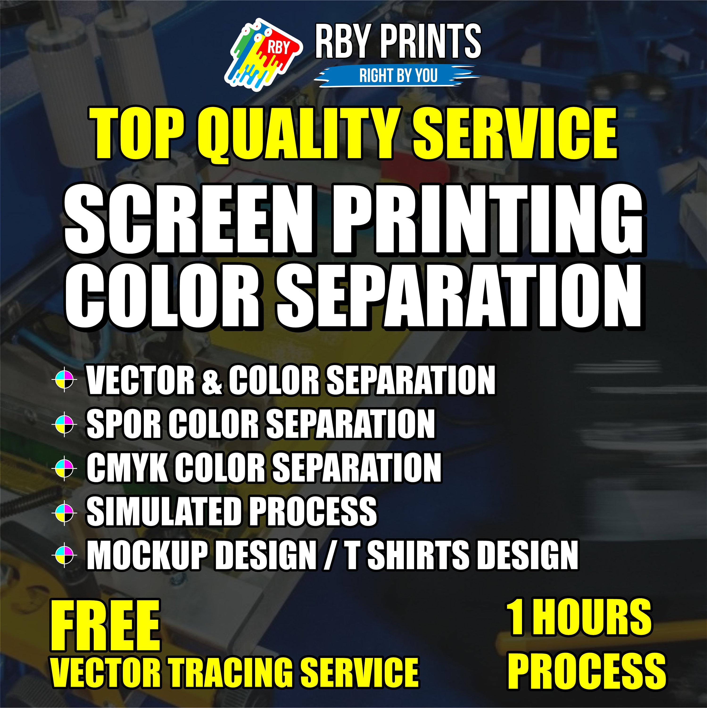 Color Separation for Screen Printing and Art Color Seps - Etsy