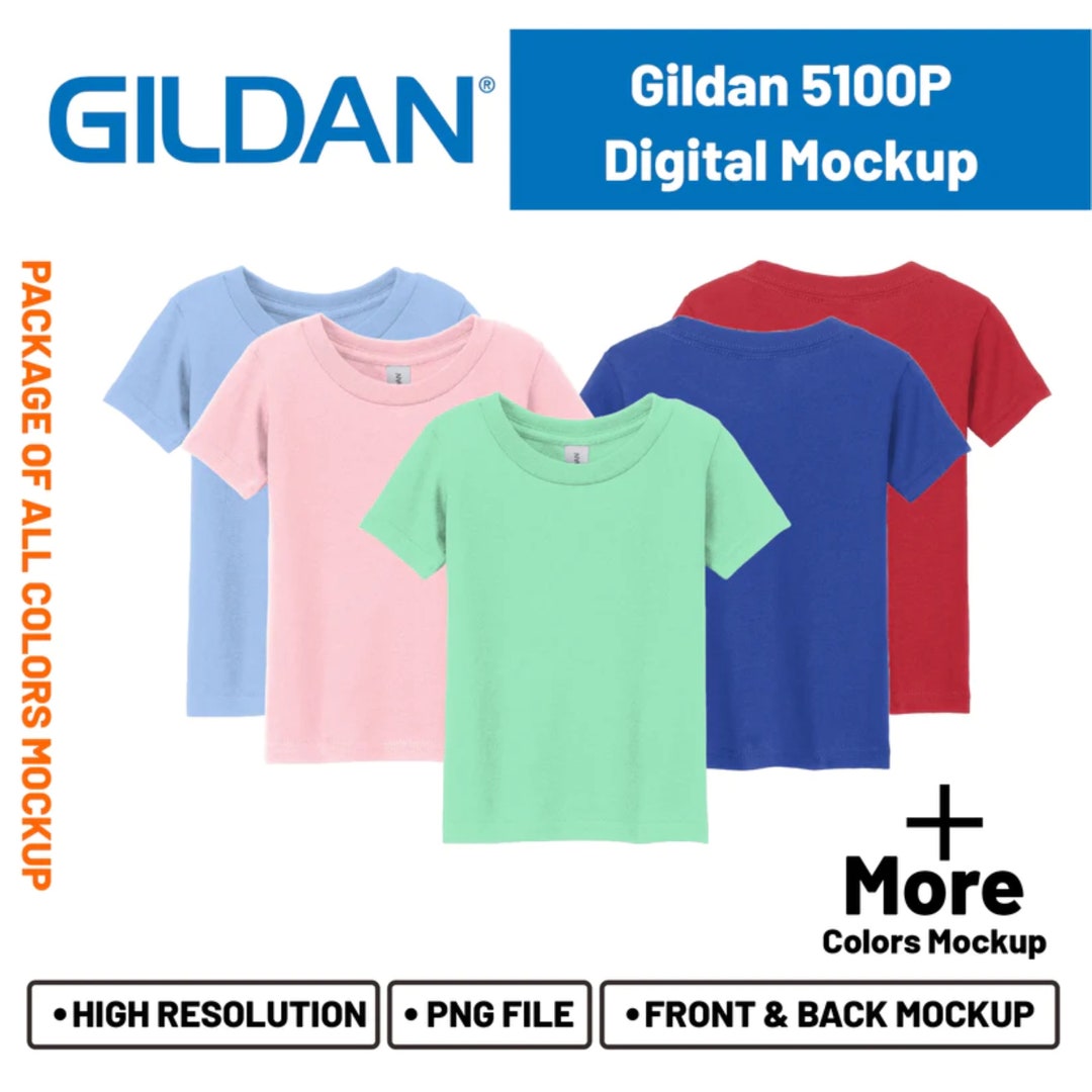 Gildan Mockup 5100P, Gildan 5100P, Gildan Mockup, G5100P, Gildan T ...