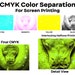 CMYK Color Separation, Spot Color , Simulated Process for Screen ...