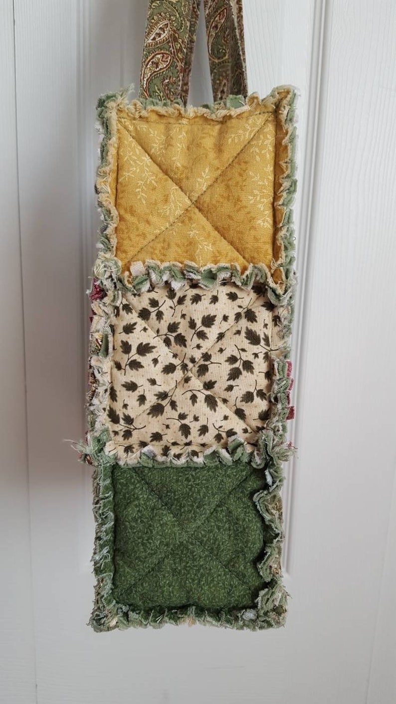 Quilted Rag Purse Quilted Tote Fabric Purse Quilted Purse - Etsy