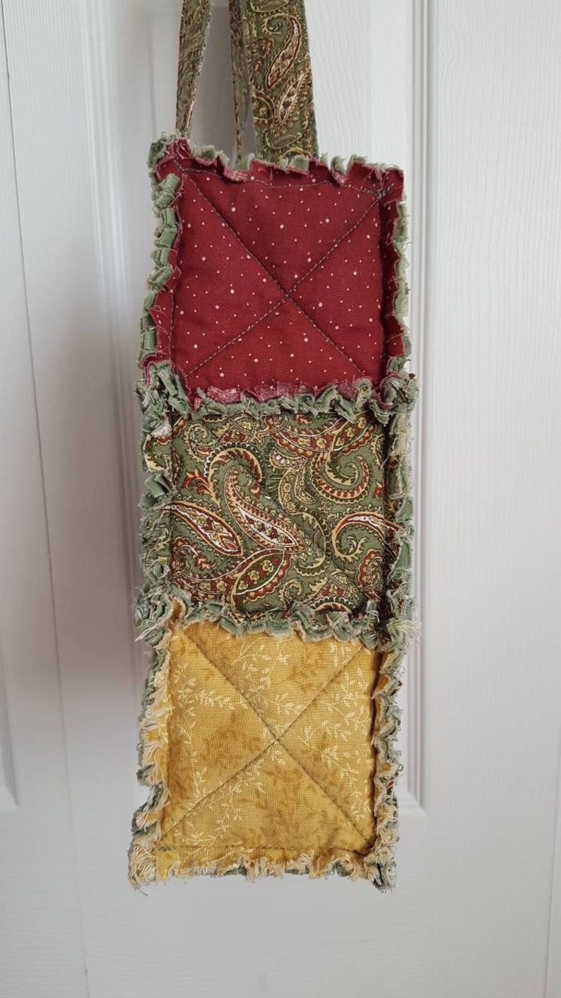 Quilted Rag Purse Quilted Tote Fabric Purse Quilted Purse - Etsy