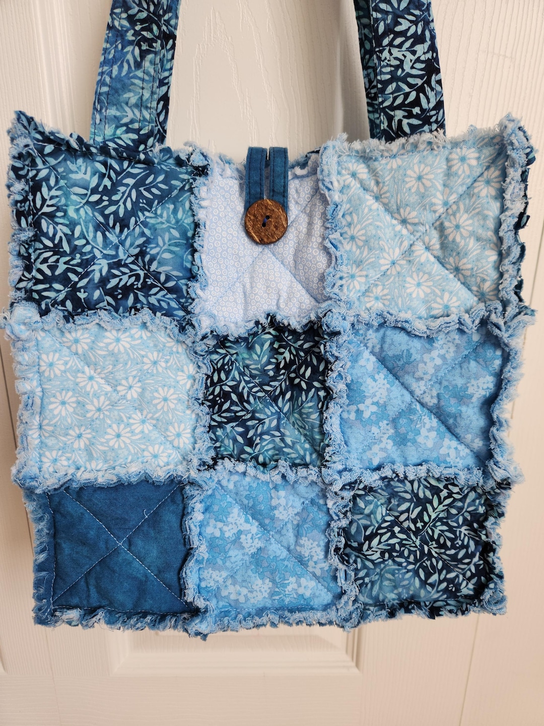 Quilted Rag Purse, Quilted Tote, Fabric Purse, Fabric Bag, Quilted ...